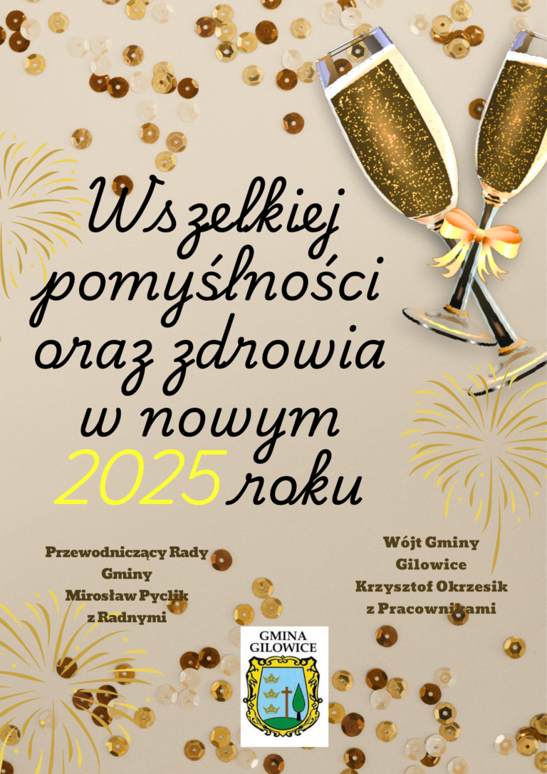 Szczęśliwego Nowego 2025 Roku!!! – Gmina Gilowice